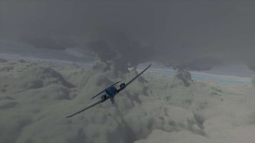 Jugadores de Microsoft Flight Simulator están volando al Huracán Laura