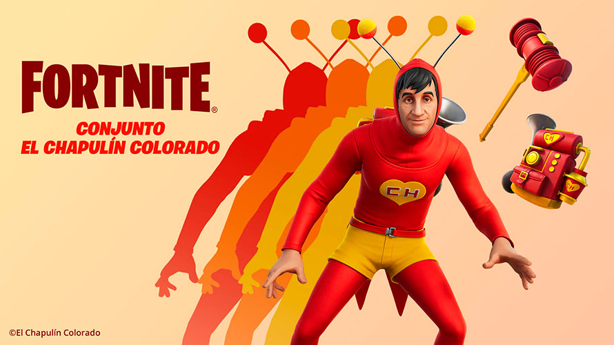 ¡No contaban con su astucia! El Chapulín Colorado llegará a Fortnite