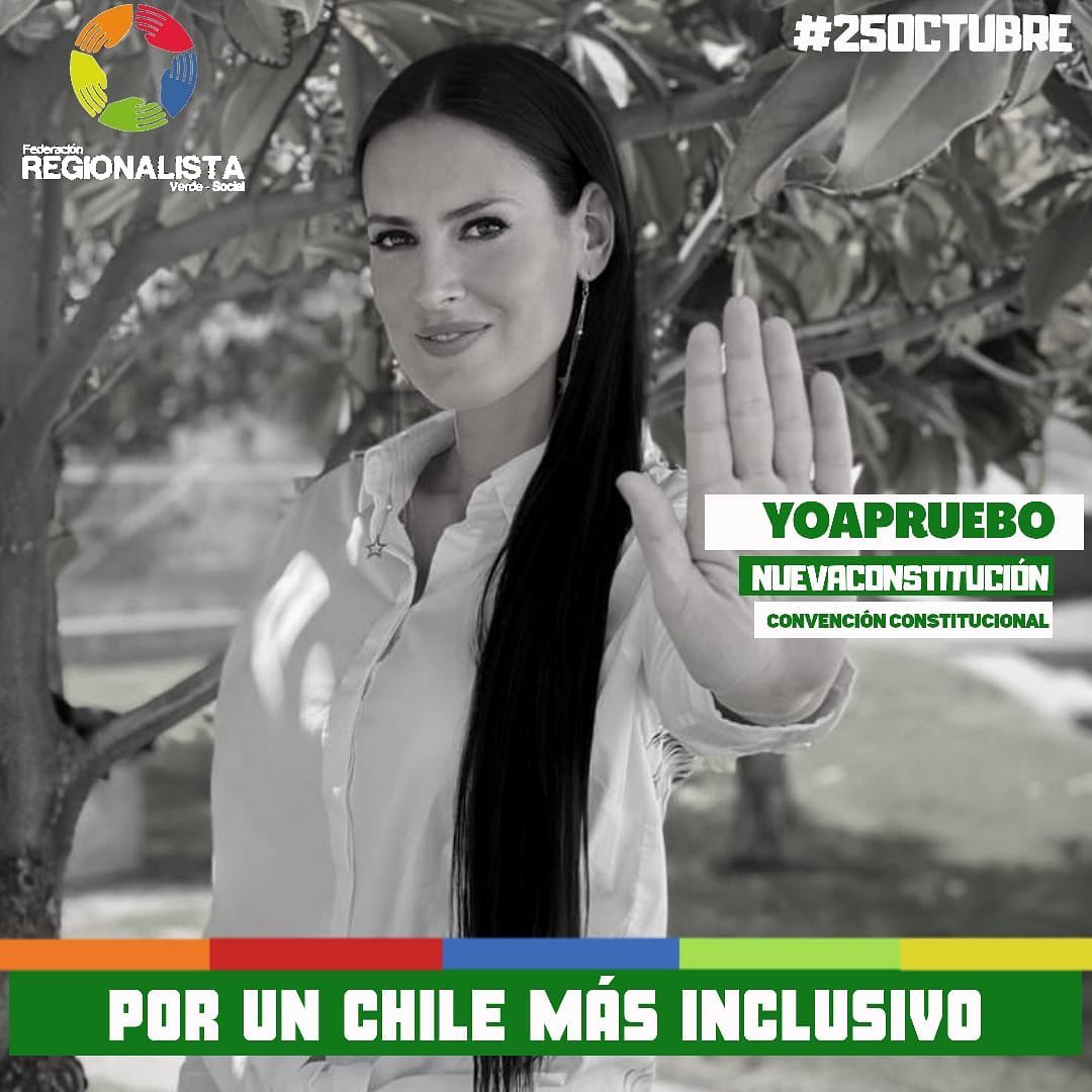 Adriana Barrientos revela opción en plebiscito con llamativo mensaje