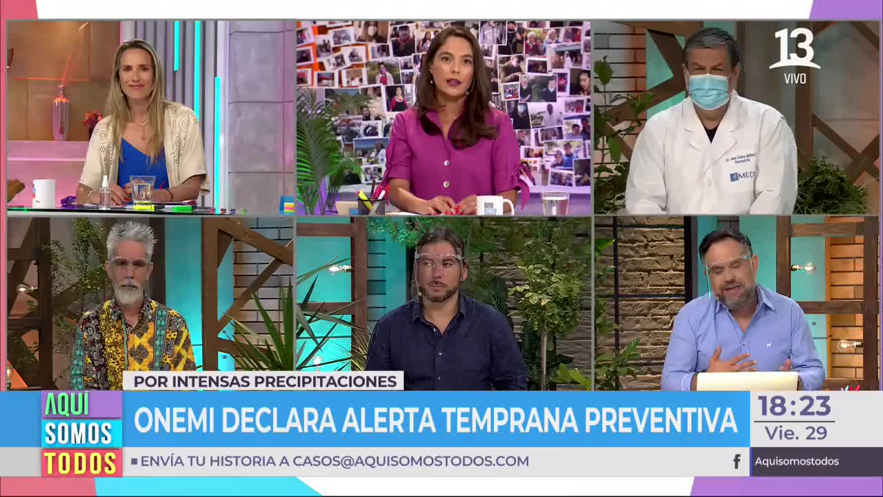 Sistema frontal: Onemi declaró alerta temprana preventiva en RM Sistema frontal: Onemi declaró alerta temprana preventiva en RM
