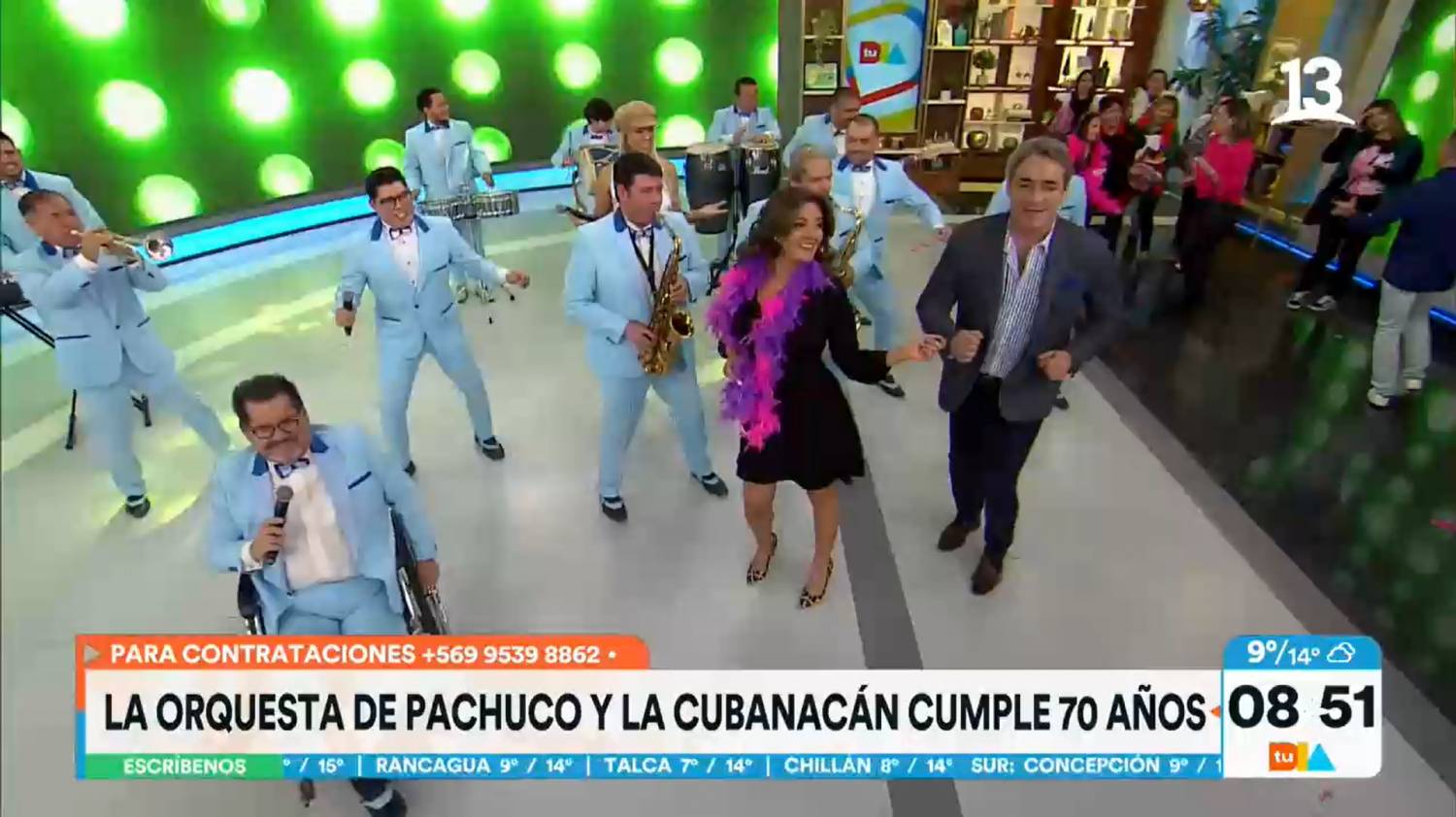 Pachuco y la Cubanacán celebra sus 70 años con ”Tu día”
