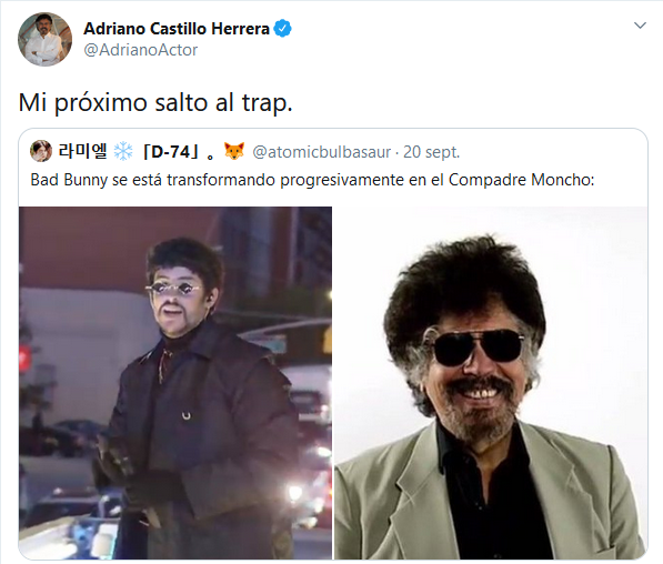 ”Compadre Moncho” y su parecido a Bad Bunny: ”Mi próximo salto al trap”