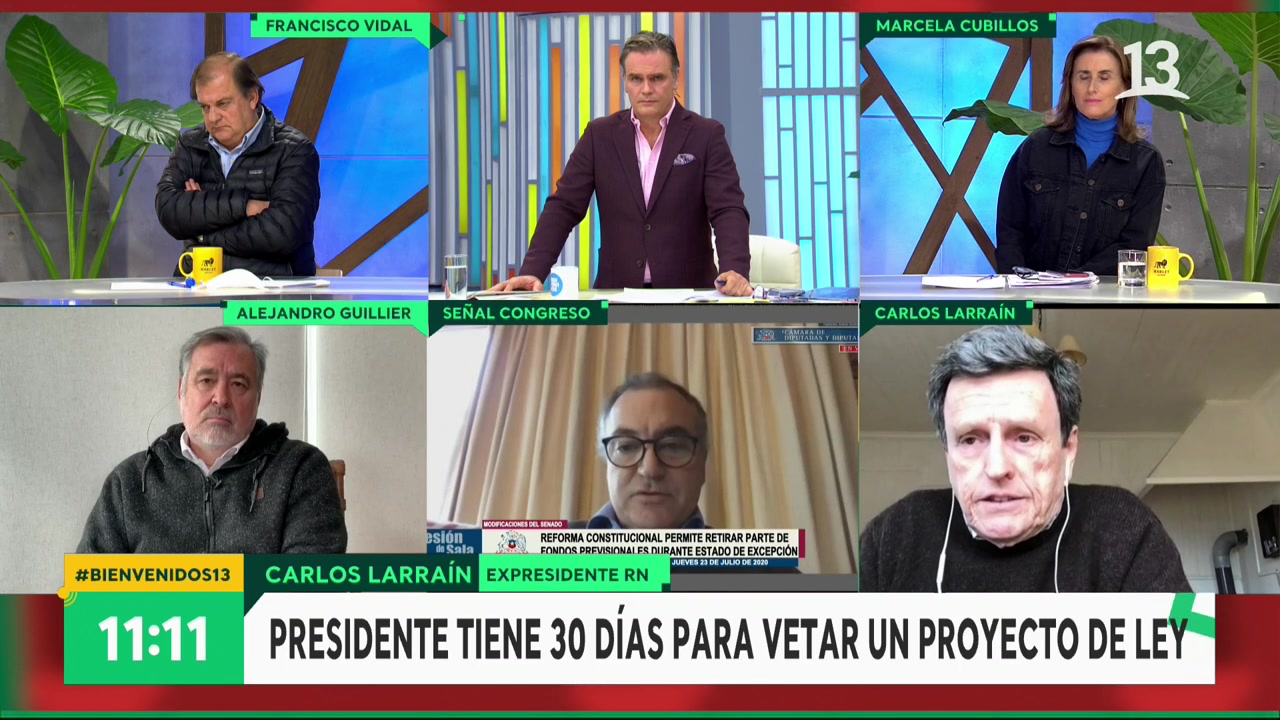 Carlos Larraín: “a mí las AFP me importan un rábano partido por ocho”