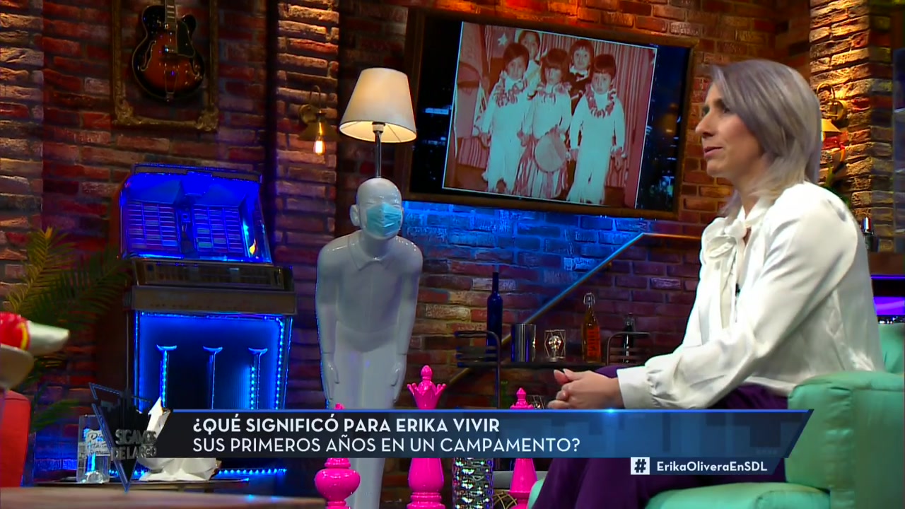 Erika Olivera reveló los detalles de su infancia en un campamento