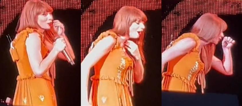 ”Es delicioso”: Taylor Swift se tragó por accidente un insecto en pleno ...