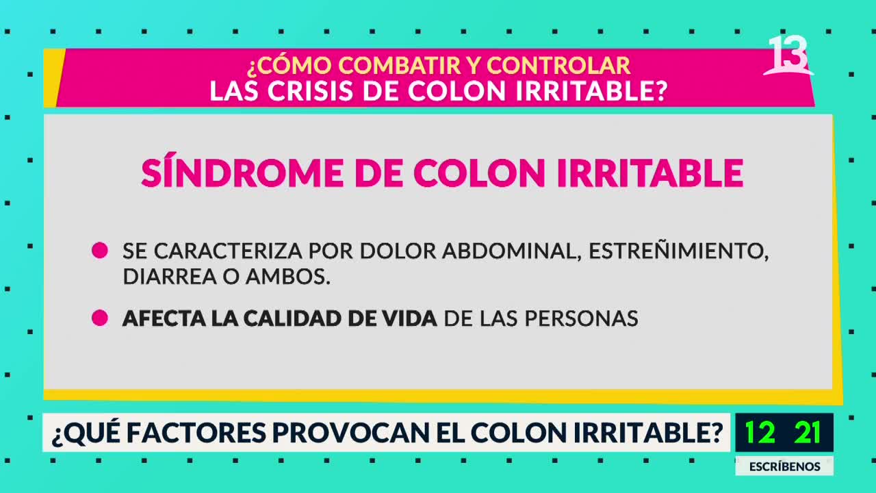 ¿Cómo combatir y controlar el síndrome de colon irritable?