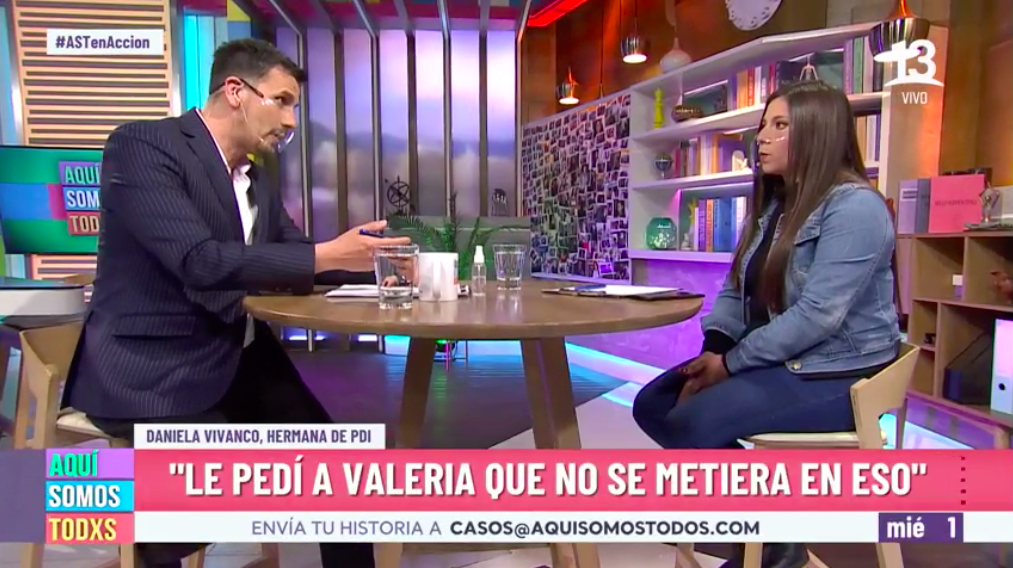 Hermana de subinspectora Vivanco se refirió a investigación