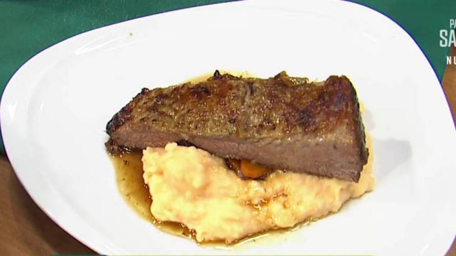 Nico se lució con una plateada acompañada de puré picante