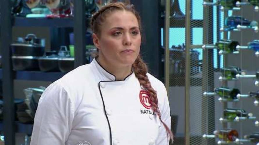 La mesurada celebración de Natalia, primera finalista de MasterChef