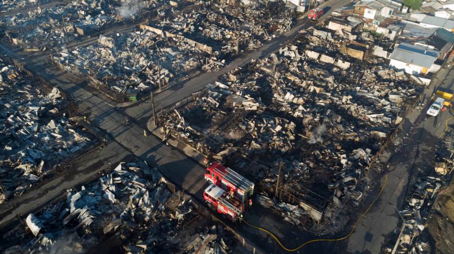 Tragedia en Castro: Devastador incendio consumió más de 140 casas