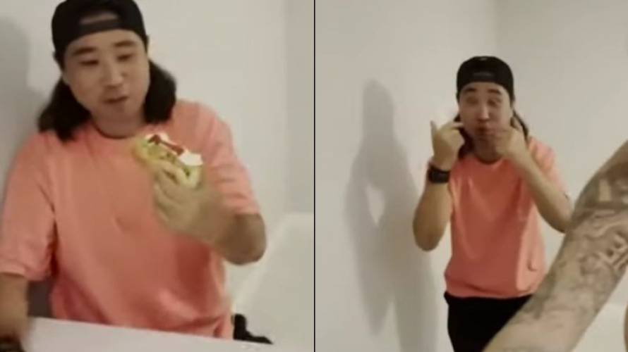 ”Coreano Loco” comió un completo por primera vez y su reacción fue épica