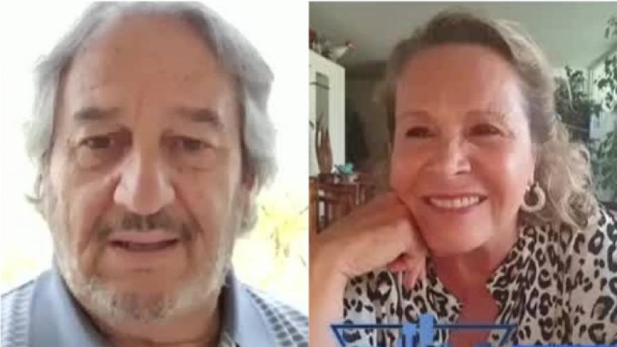 Marido de Eli de Caso sorprende con romántico mensaje en pantalla