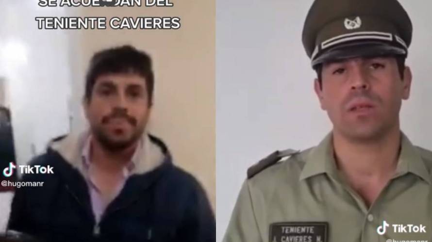 Se acuerdan del Teniente Cavieres?”: Carabinero viral en 2020 hizo ...