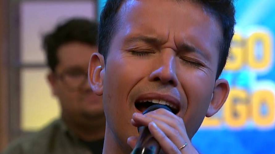 “Toco Toco” despidió el programa cantando uno de sus éxitos